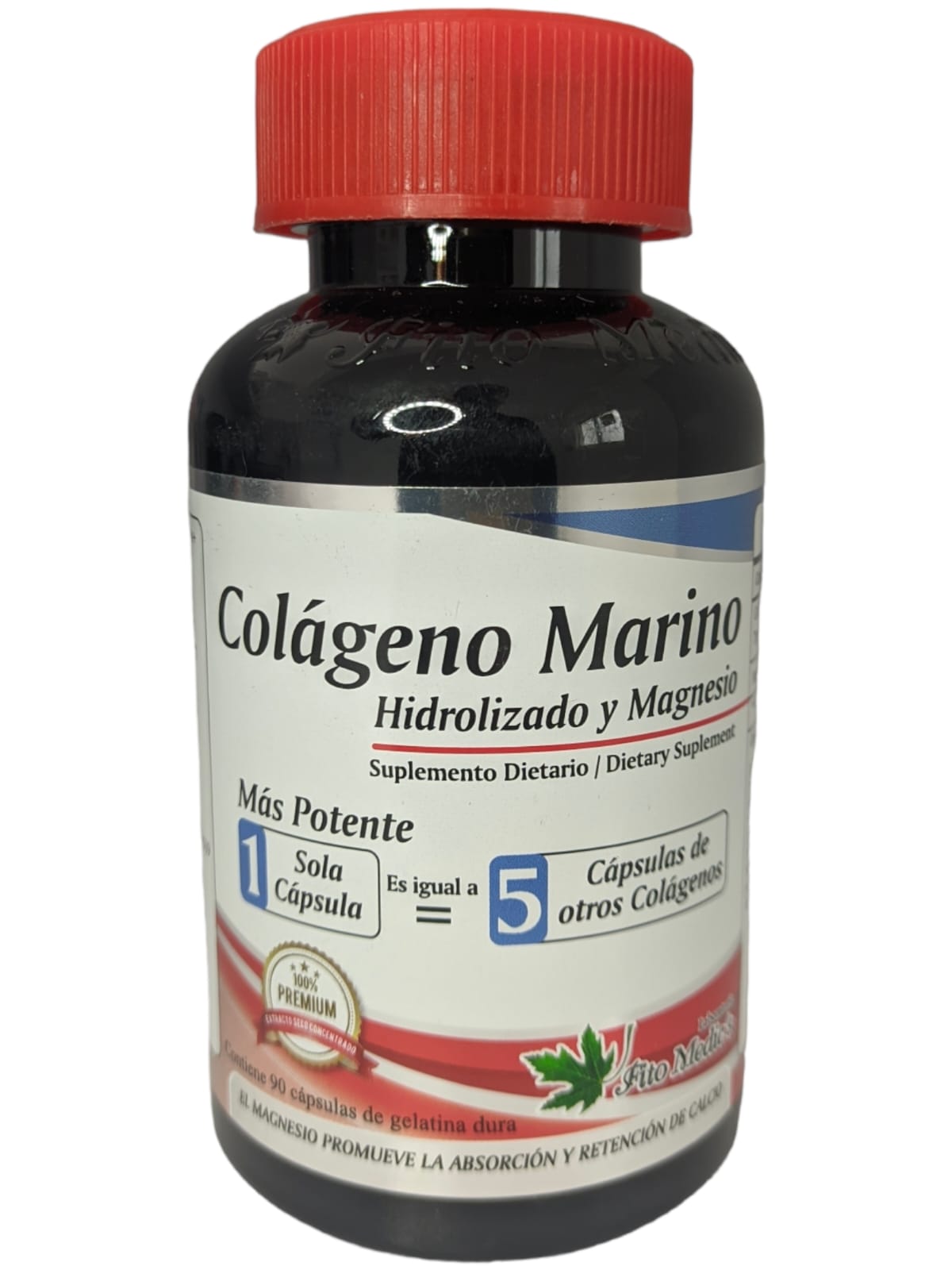 Colágeno Marino Hidrolizado y Magnesio Fito Medics 90 cap - Negos