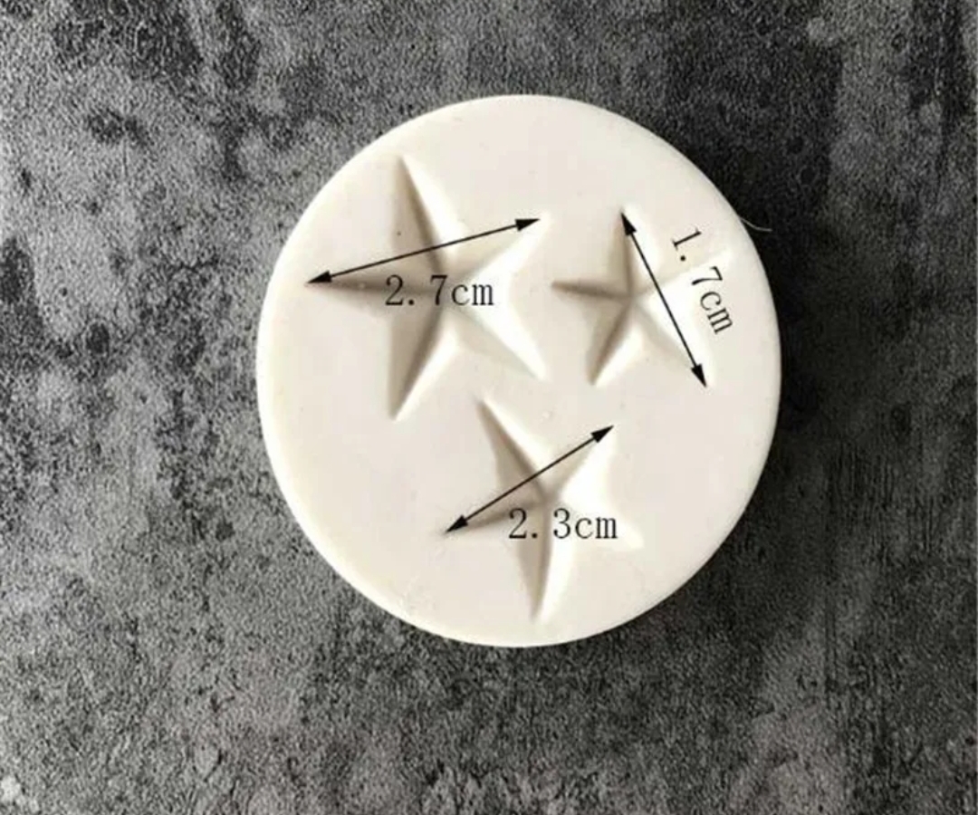 Molde Mini Estrellas 💫 3 Cv - Negos