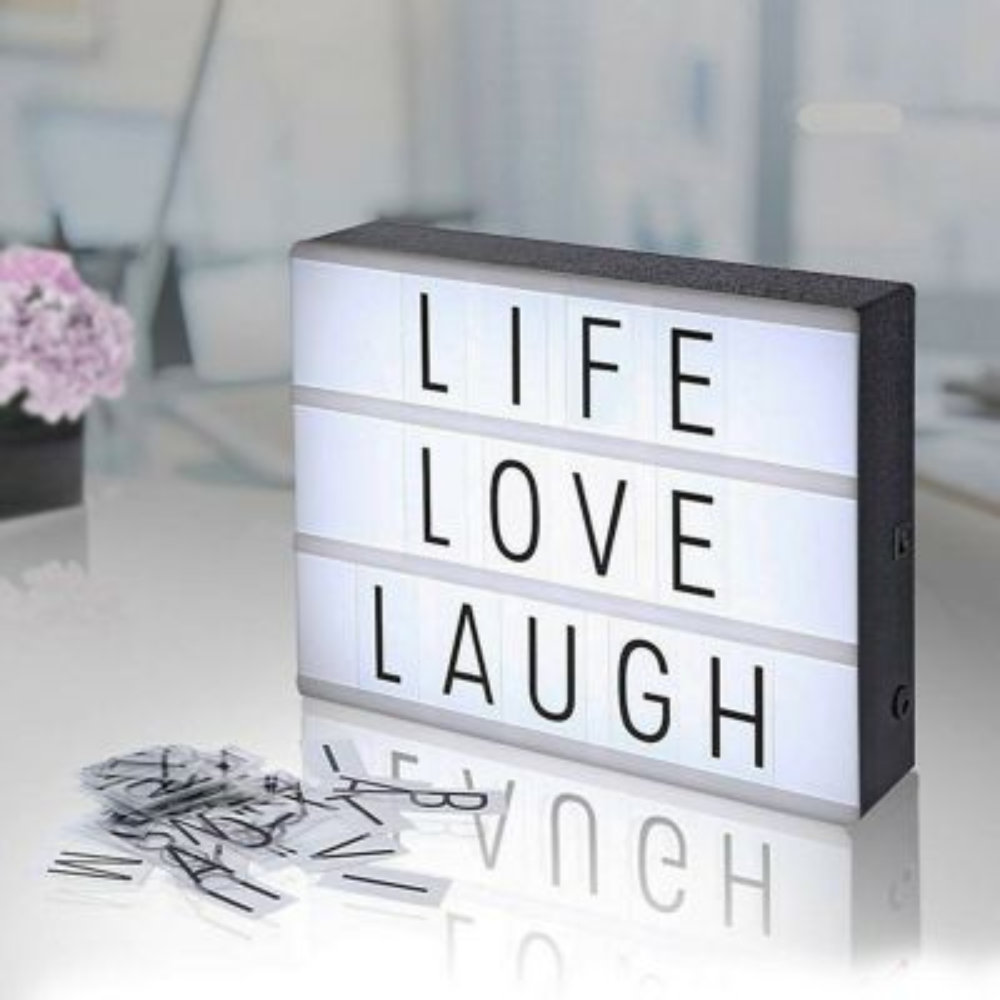 Tablero letras luz LED - Negos