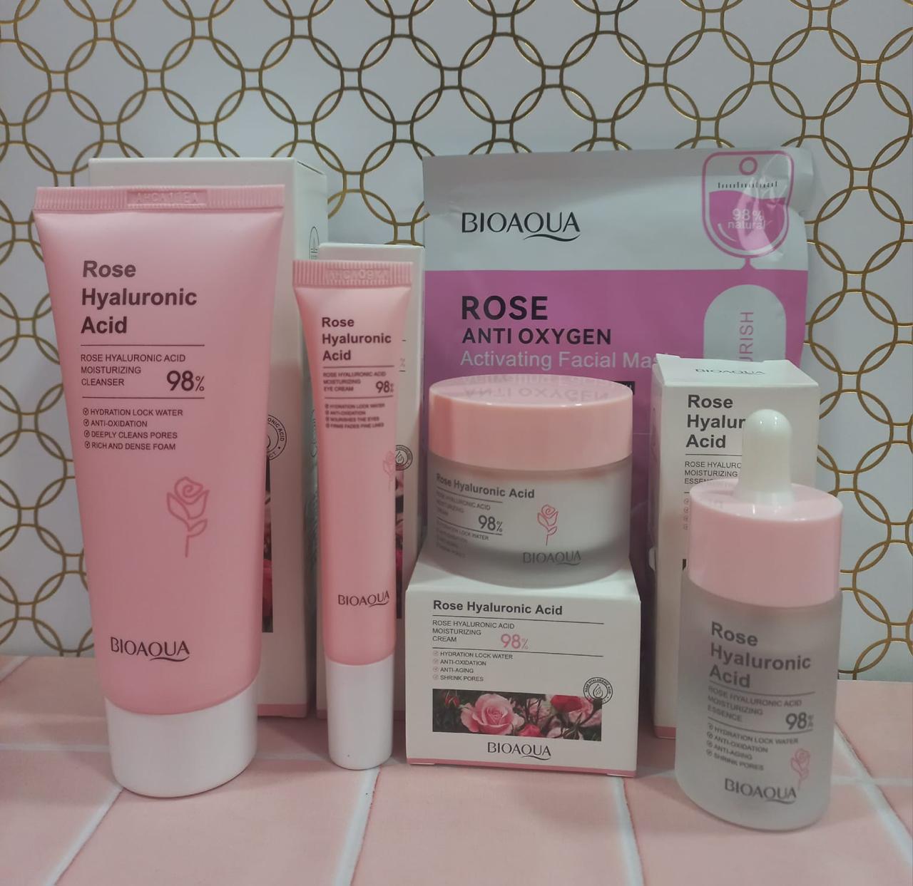 KIT BIOAQUA ROSAS+ACIDO HIALURONICO - Negos