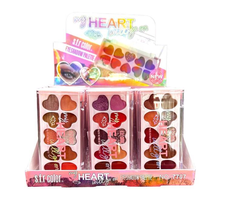 Paleta de sombras x10 tonos my heart sfc - Negos